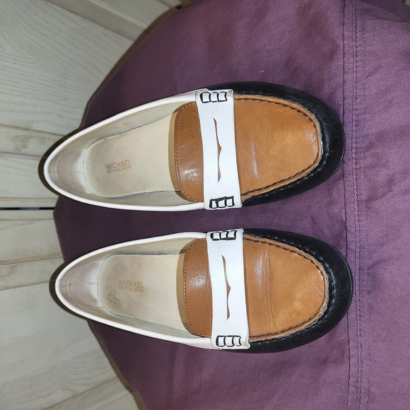 MICHAEL Michael Kors | Shoes | Multi Colored Tan Black White Michael ...